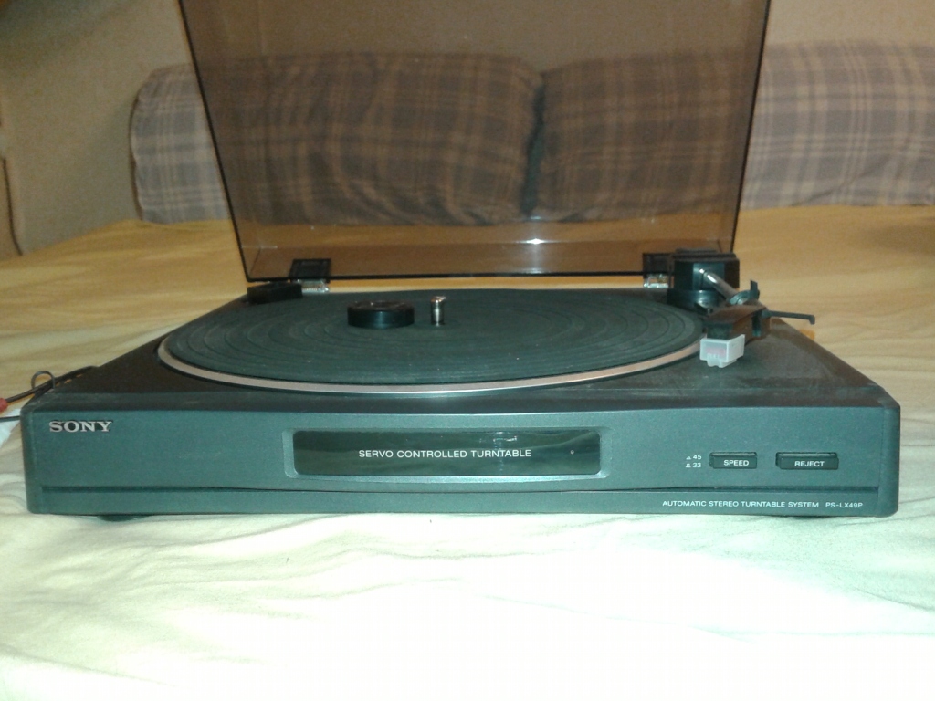 Проигрыватель для пластинок от музыкального центра Sony PS-LX49P в дар ...
