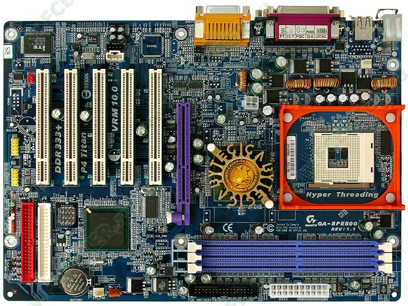 Материнские платы 648FX-A2 ECS Elitegroup и Gigabyte GA-8PE800-RS в дар ...
