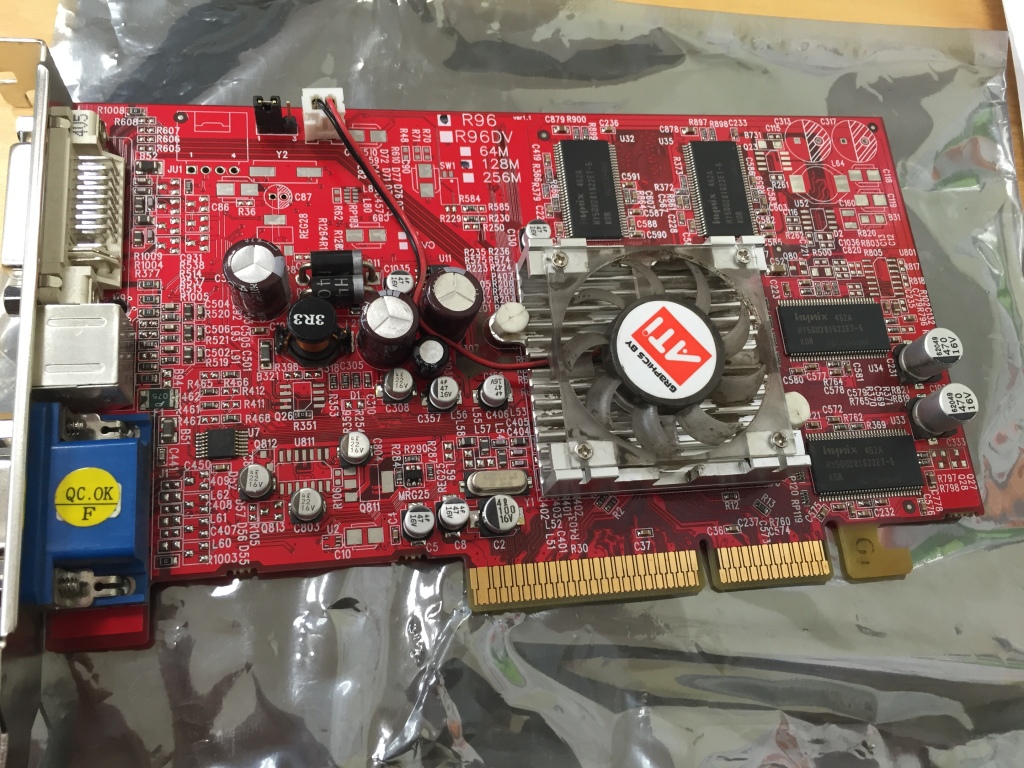 Видеокарта PowerColor R96-NC3 128Mb AGP RADEON 9600 TVO DVI в дар ...