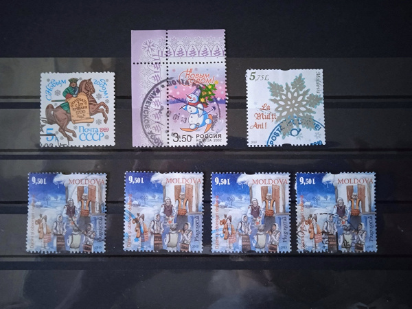 Марки. Зима. Новый год. в дар (Москва). Дарудар