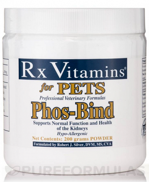 Phos-Bind, гидроксид алюминия порошок для животных с ХПН, фосфатбиндер ...