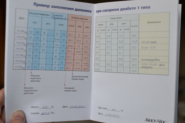 Дневник самоконтроля (для диабетиков) в дар (Москва, Ивантеевка ...